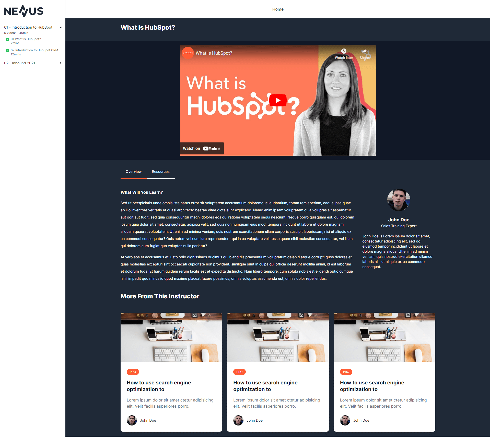 Nexus Enterprise - Knowledge Base [Nexus Enterprise - App UI LMS]